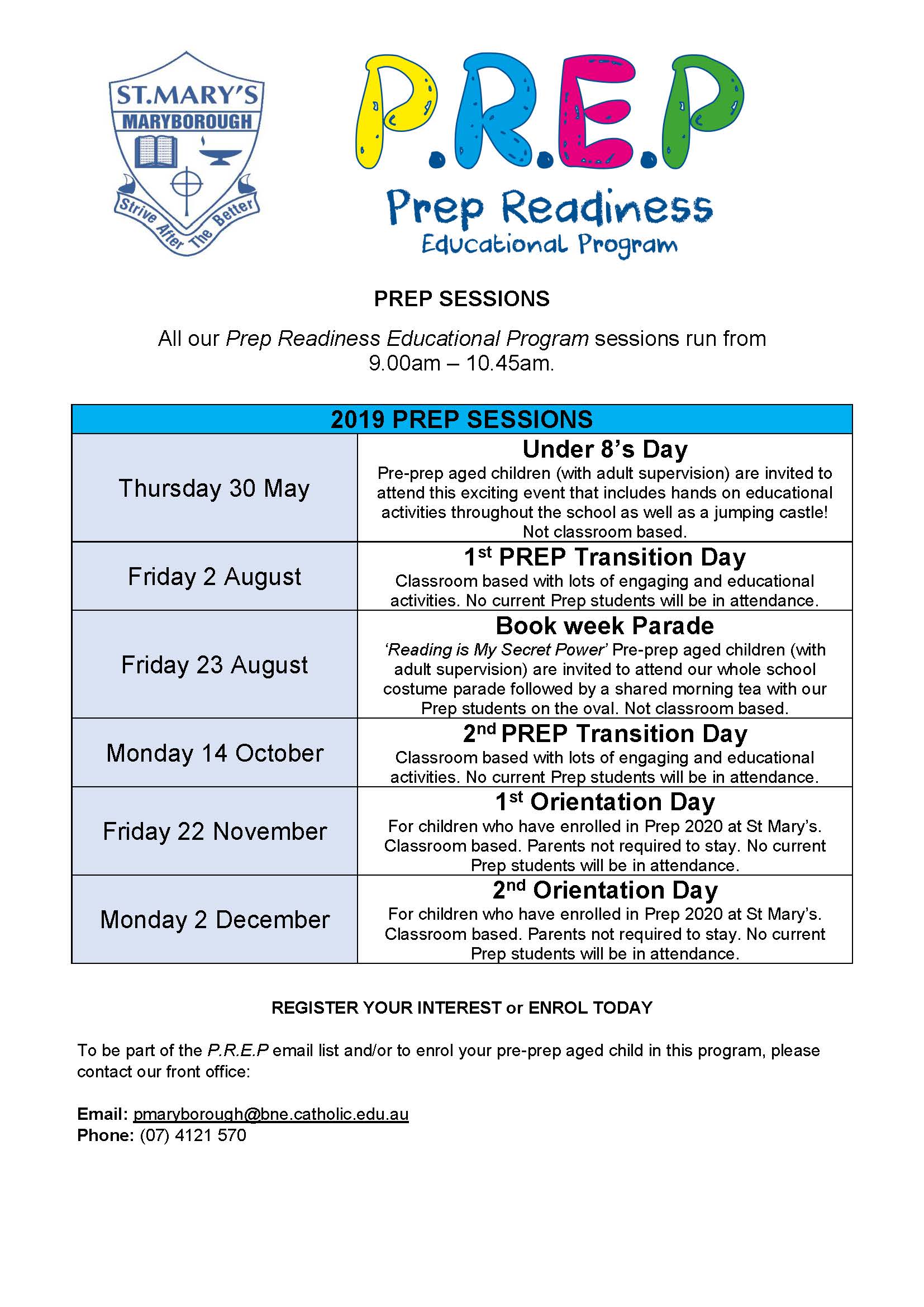 PREP Prep Readiness Educational Program